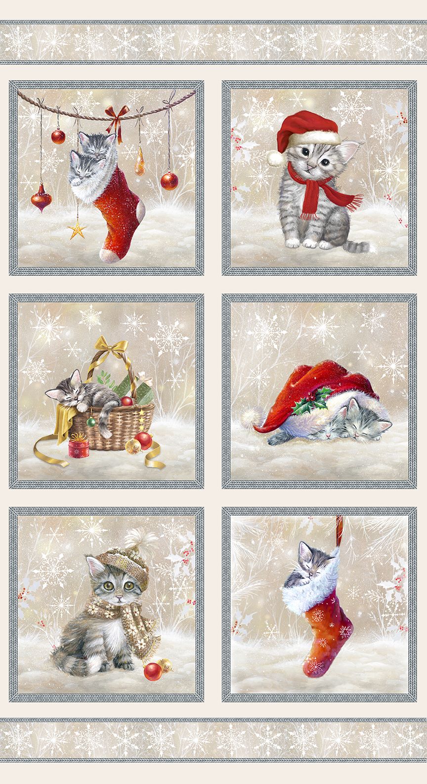 A Purr-fect Holiday Season Panel – Ultimate Sewing Centre