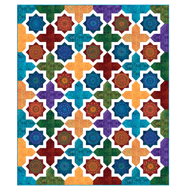Moroccan Tiles Quilt Pattern – Ultimate Sewing Centre